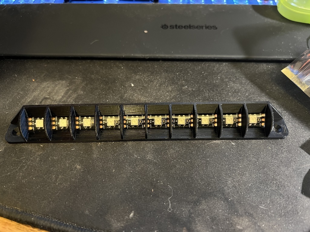 Free 3D file WS2812B LED Light Bar 🧞‍♂️・3D printer model to download・Cults