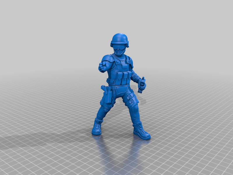 Free 3D file Squad Leader 🫡・3D printer model to download・Cults