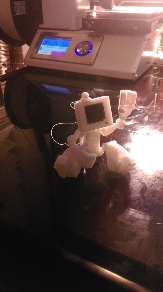 3D print Cymon Fully Posable Robot Toy・Cults