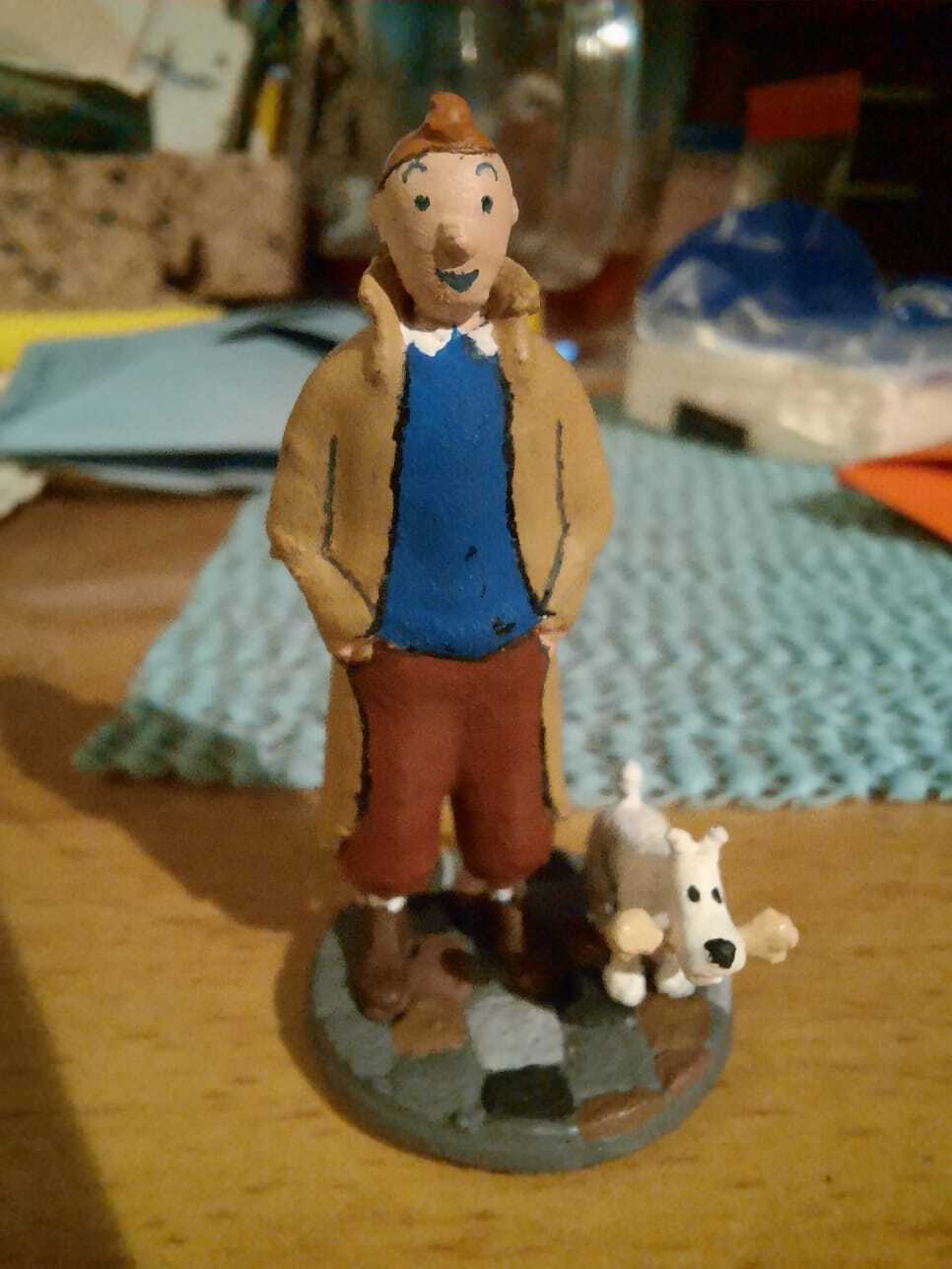 3D print Tintin, Milou and their base・Cults