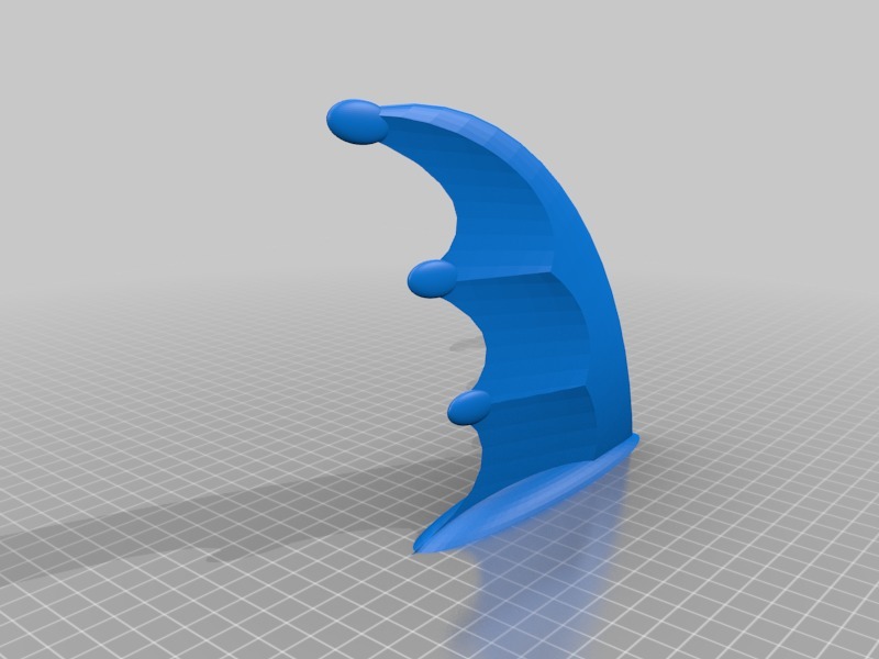 🚗 Bat-Fink car fin spoiler・Free 3D File for ・Cults