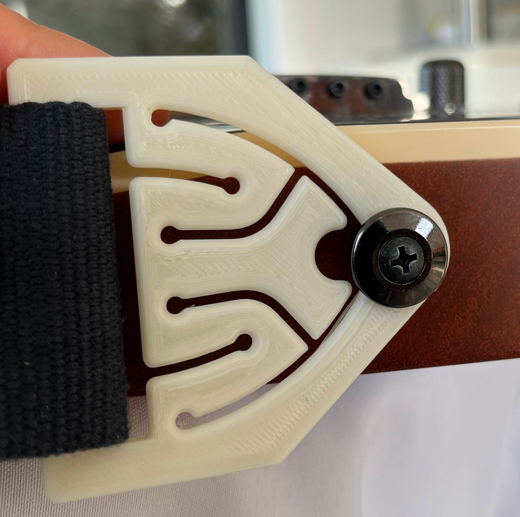 Free 3D file Snap-on guitar strap end clip 🎸 ・3D printer design to ...