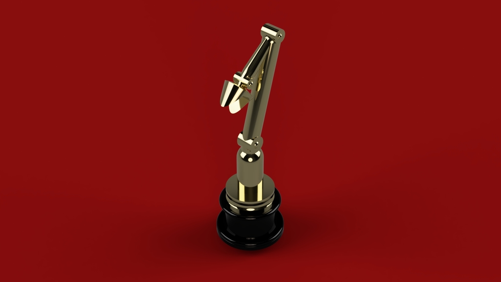 Free 3D file Robotic Arm Trophy 💪 ・3D print model to download・Cults