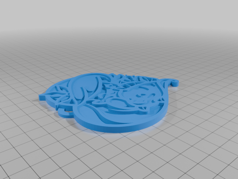 Free 3D file The Little Mermaid, Ariel and Flounder - Keychain ...