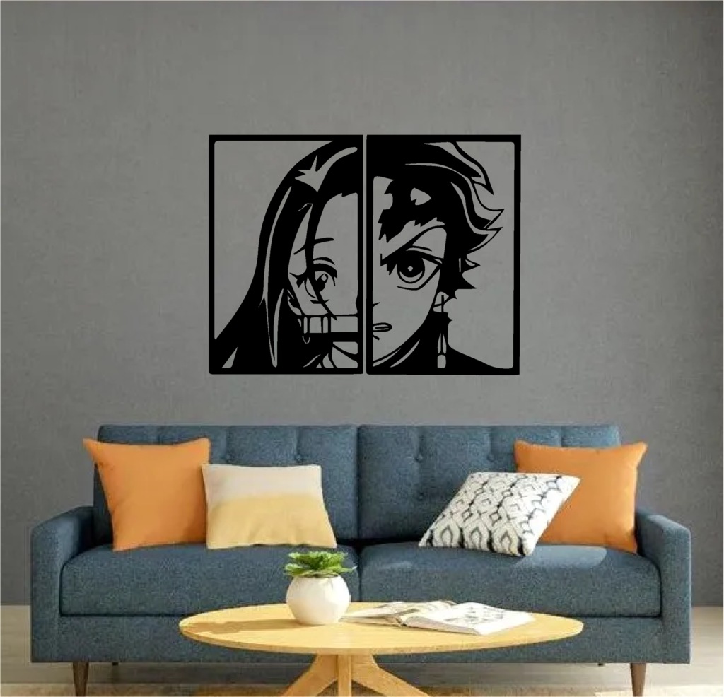 Free STL file Nezuko Kamado Démon Slayer & Tanjiro Demon Slayer 🎨 ・3D ...