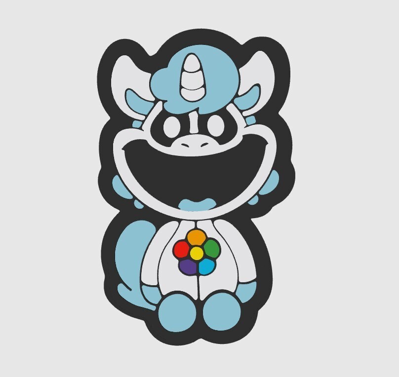 Free 3D file CraftyCorn Keychain, Refrigerator Magnet, and Wall Decor ...
