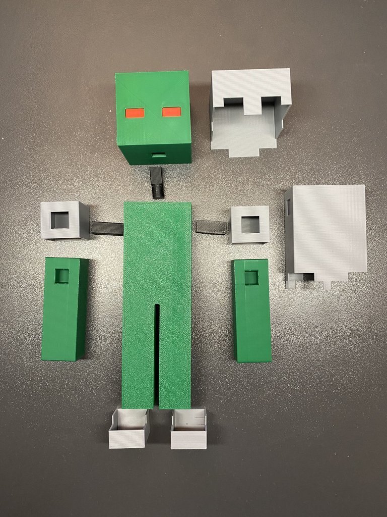 🧟 Minecraft - Zombie・Free 3D File for ・Cults
