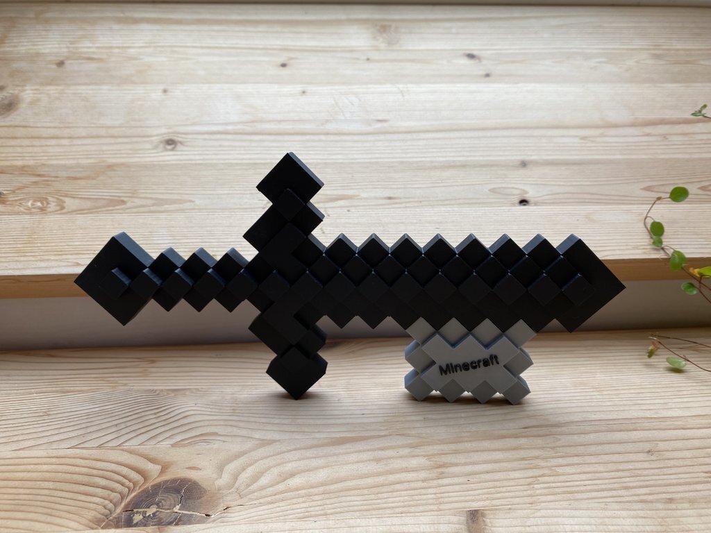🗡️ Minecraft - Sword Display Bracket・Free 3D File for ・Cults