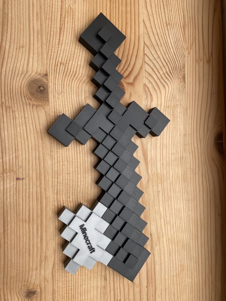 🗡️ Minecraft - Sword Display Bracket・Free 3D File for ・Cults