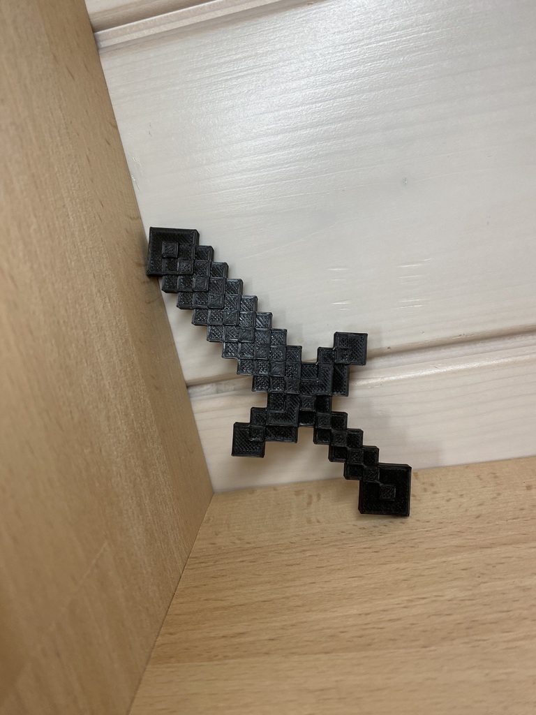 🗡️ Minecraft - Sword - 9.5 inches・Free 3D File for ・Cults
