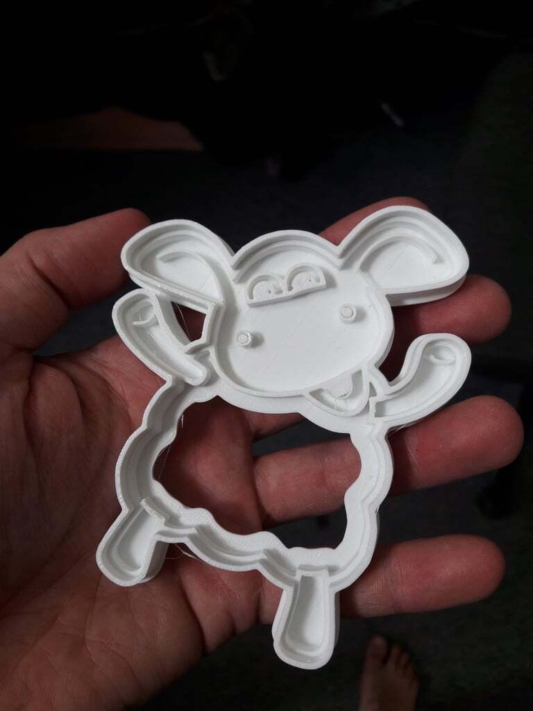 3D printed Timmy Time Sheep Cookie Cutter・Cults