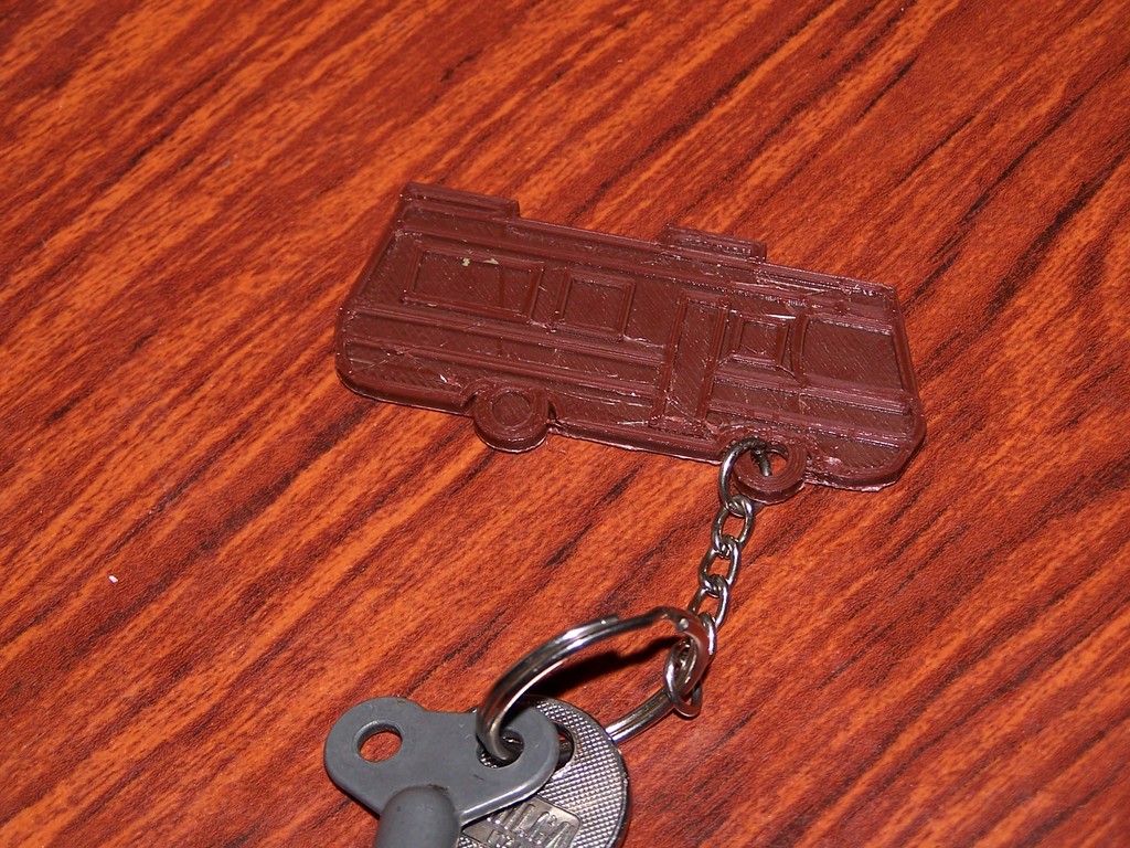 3D printed RV Key Ring・Cults