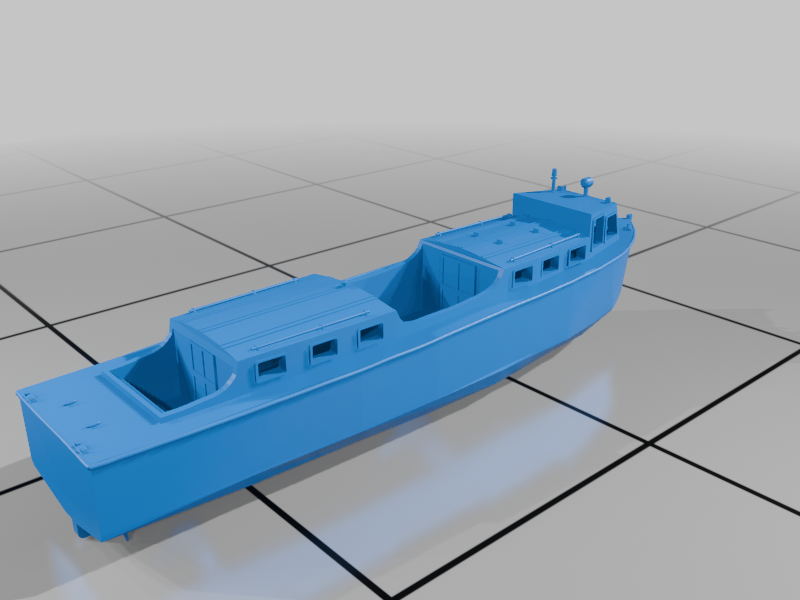 Free 3D file Royal Navy 45 ft Fast Motor Picket Boat 🛥️ ・3D printable ...
