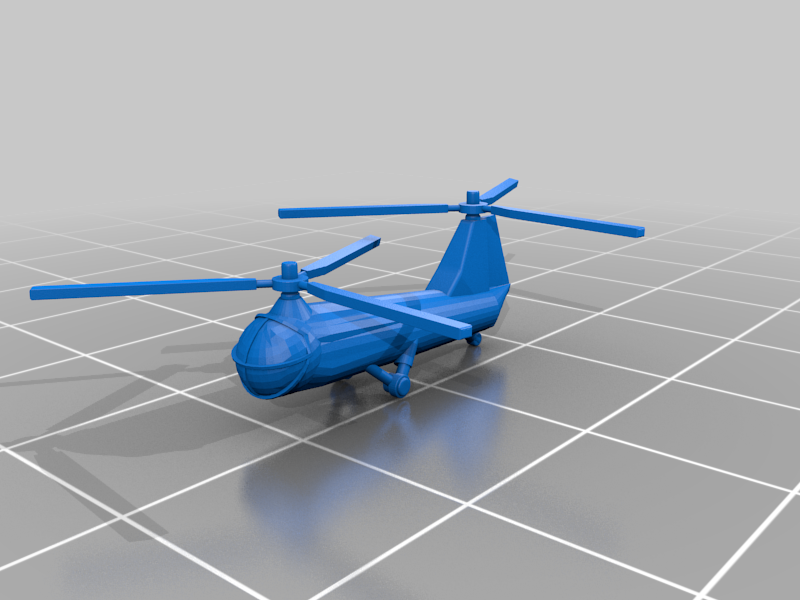 🚁 Piasecki HUP Retriever・Free 3D File for ・Cults