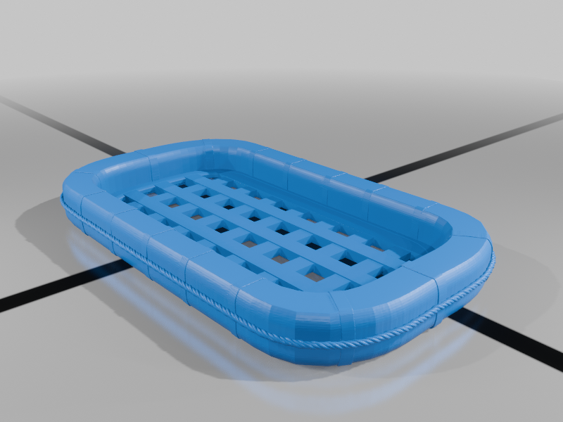 🎲 US Navy Life Raft - WWII (Late)・Free 3D File for ・Cults