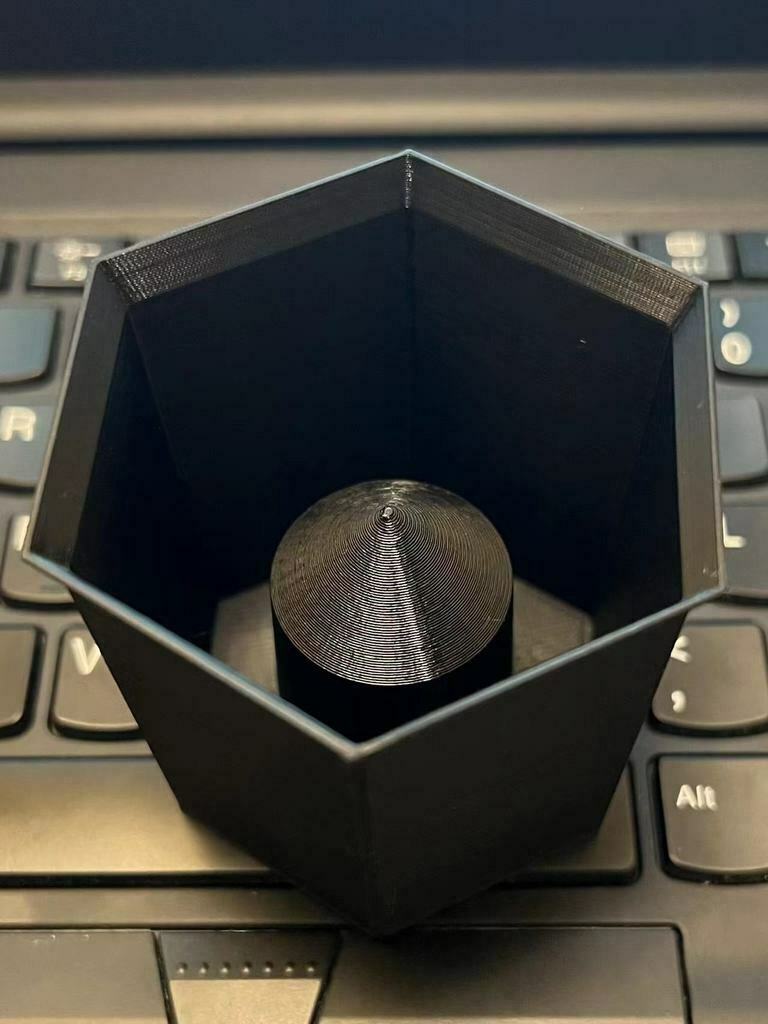🧊 Functional Ice Shot Glass Mold (Half Shot) Hexagon・Free 3D File for ...