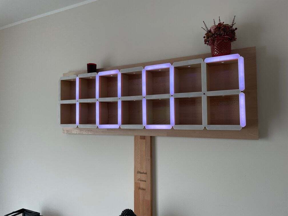 3D printable How to build a Giant Hidden Shelf Edge Clock - 3D Printable | Elegoo Arduino Nano ...