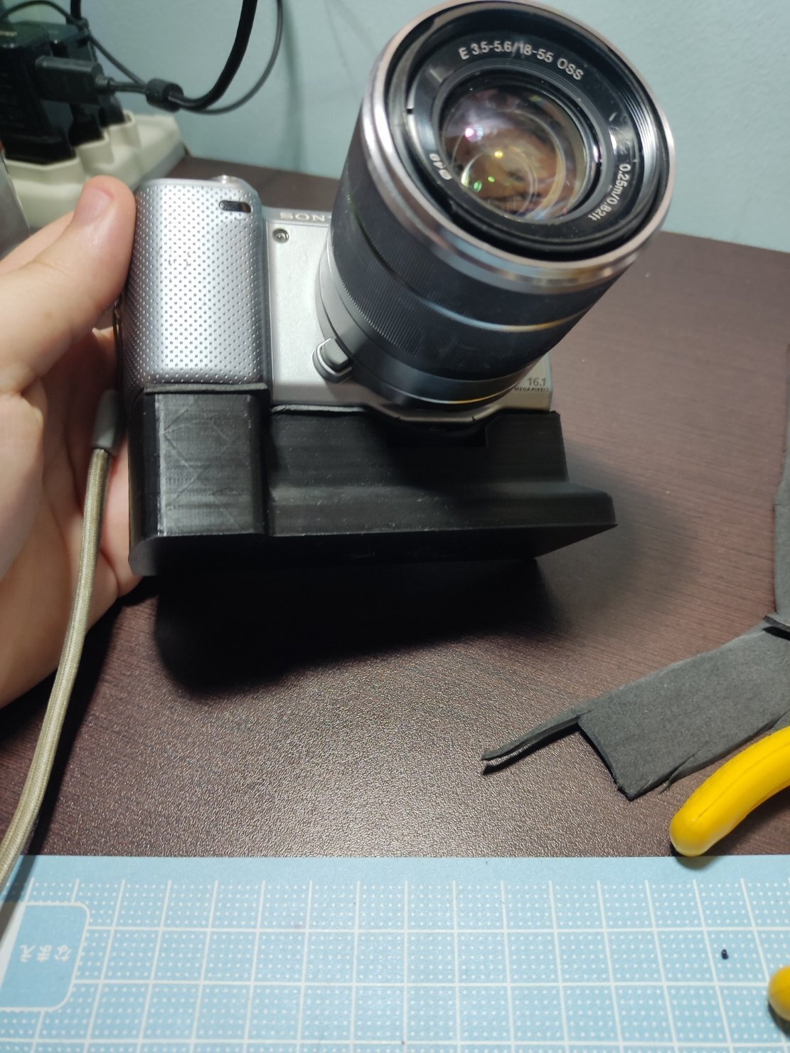 3D print Sony NEX-5N Grip・Cults