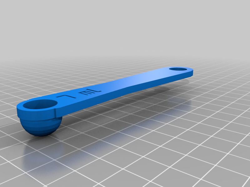 Free 3D file 7ml measuring spoon 🥄 ・Template to download and 3D print・Cults