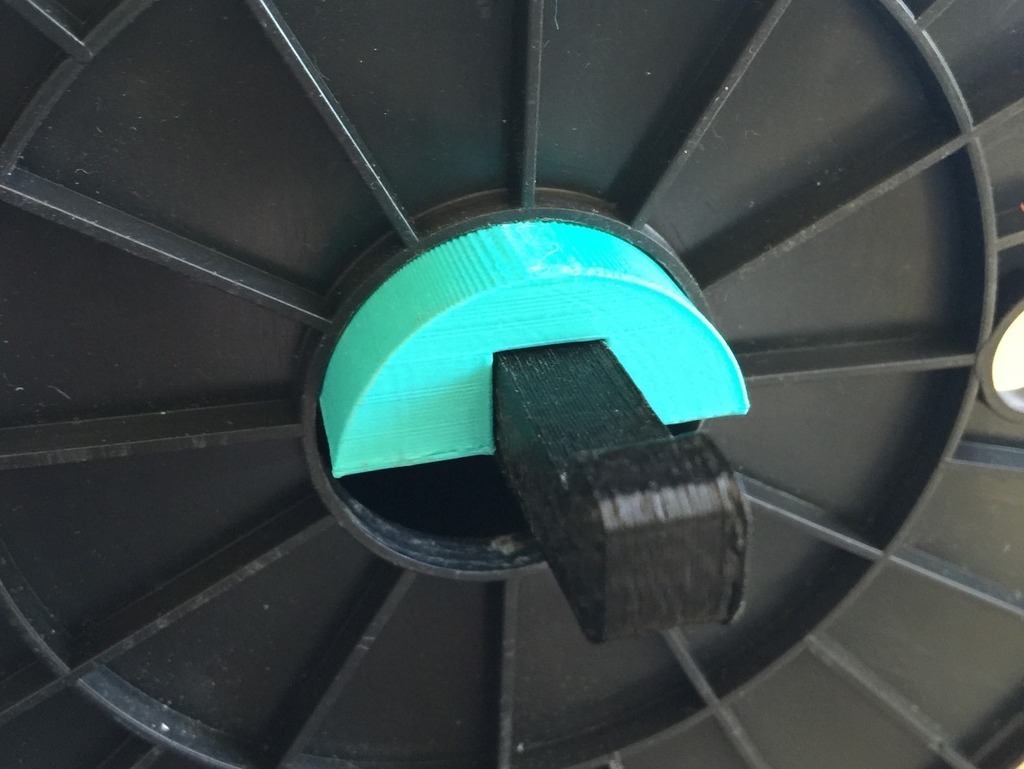 3D print Lulzbot Mini filament spool bushing w/ flange, 38mm spools・Cults