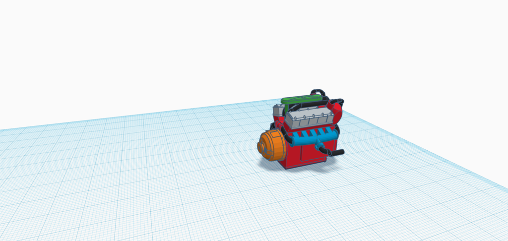 🚙 Ford GAA Engine for Sherman Tanks, 1/16 Scale・Free 3D File for ・Cults