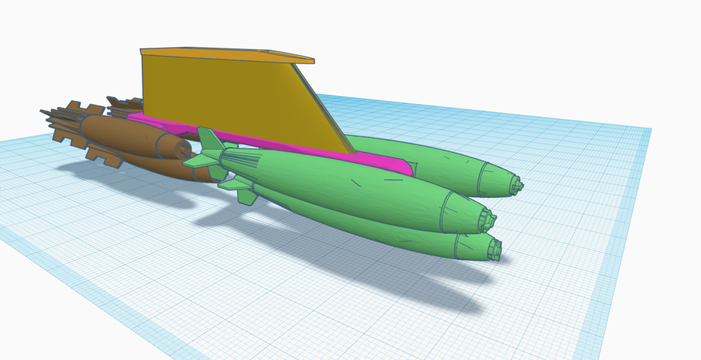 💣 Mk-82 Bomb Rack・Free 3D File for ・Cults