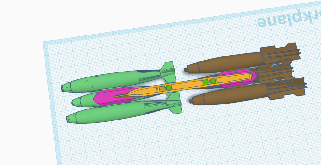 💣 Mk-82 Bomb Rack・Free 3D File for ・Cults