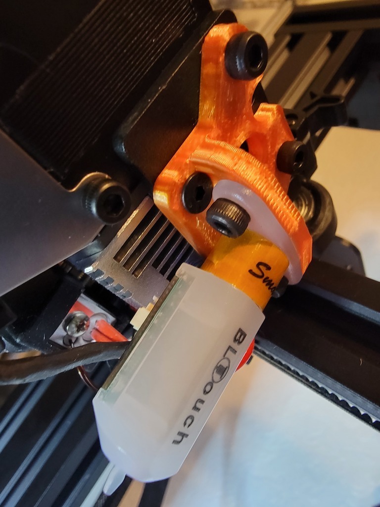 🔧 More Secure BL Touch mount for Ender 3 S1/Sprite Pro Extruder・Free 3D File for ・Cults