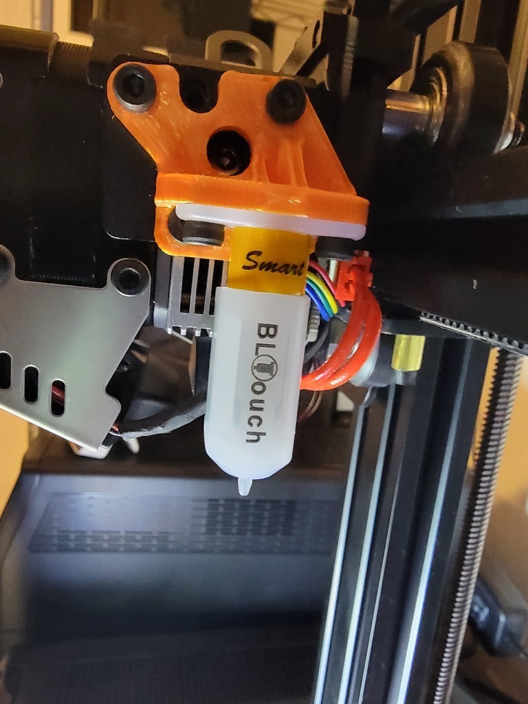 🔧 More Secure BL Touch mount for Ender 3 S1/Sprite Pro Extruder・Free 3D File for ・Cults