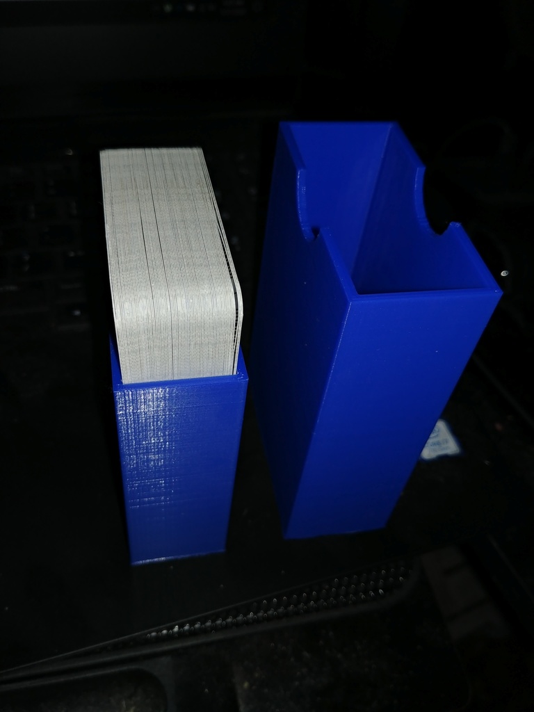 Free 3D file Playing card / Tarot card case box 📦 ・Template to download ...