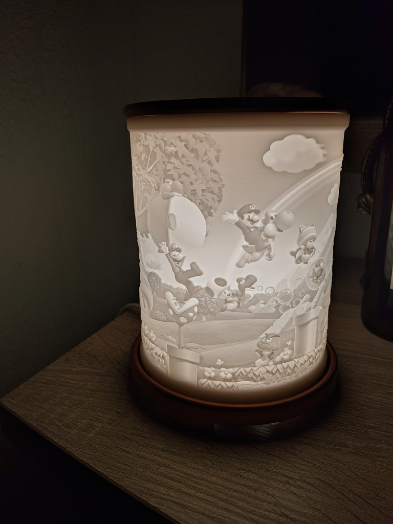 🔦 Lithophane cylinder lamp / night light - Lithophane cylinder lamp ...
