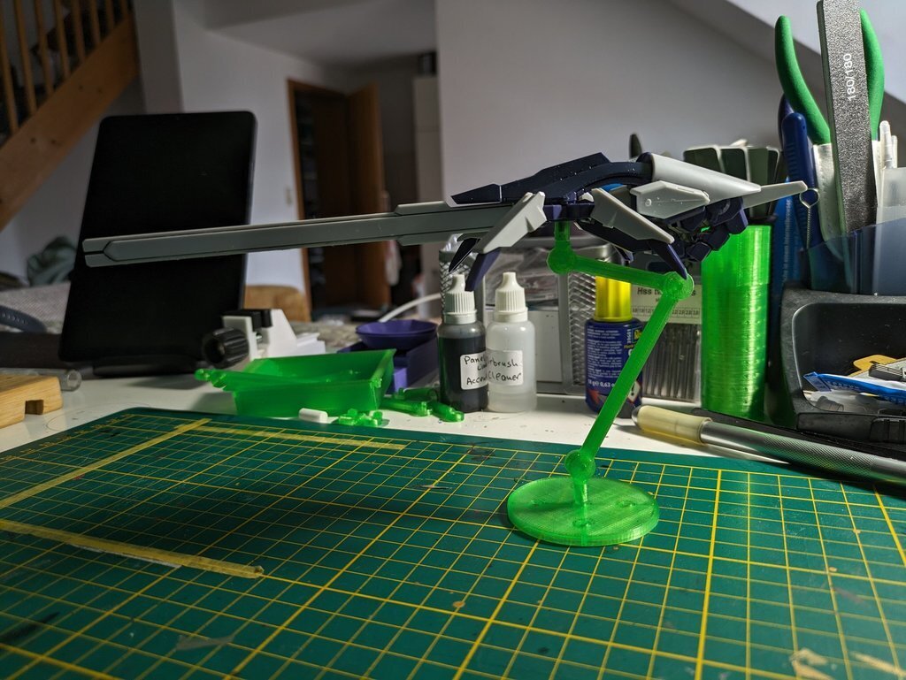 🤏 Gunpla small action arm base・Free 3D File for ・Cults