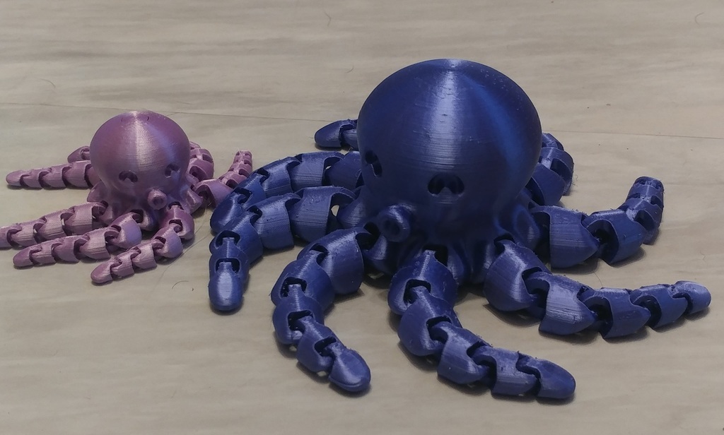 3D printable Cute Mini Octopus・Cults