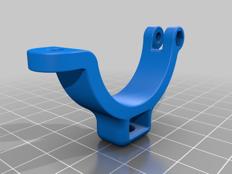 🗜️ Chain guide with high clamp - 34.9・Free 3D File for ・Cults