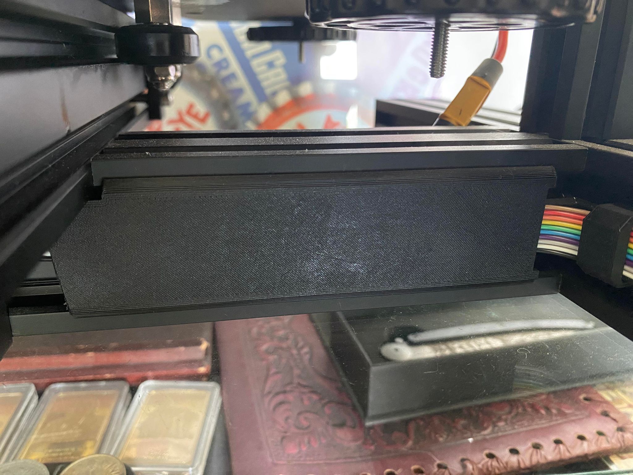3D printed Cable cover & LCD screen clips - Cable Management Creality ...