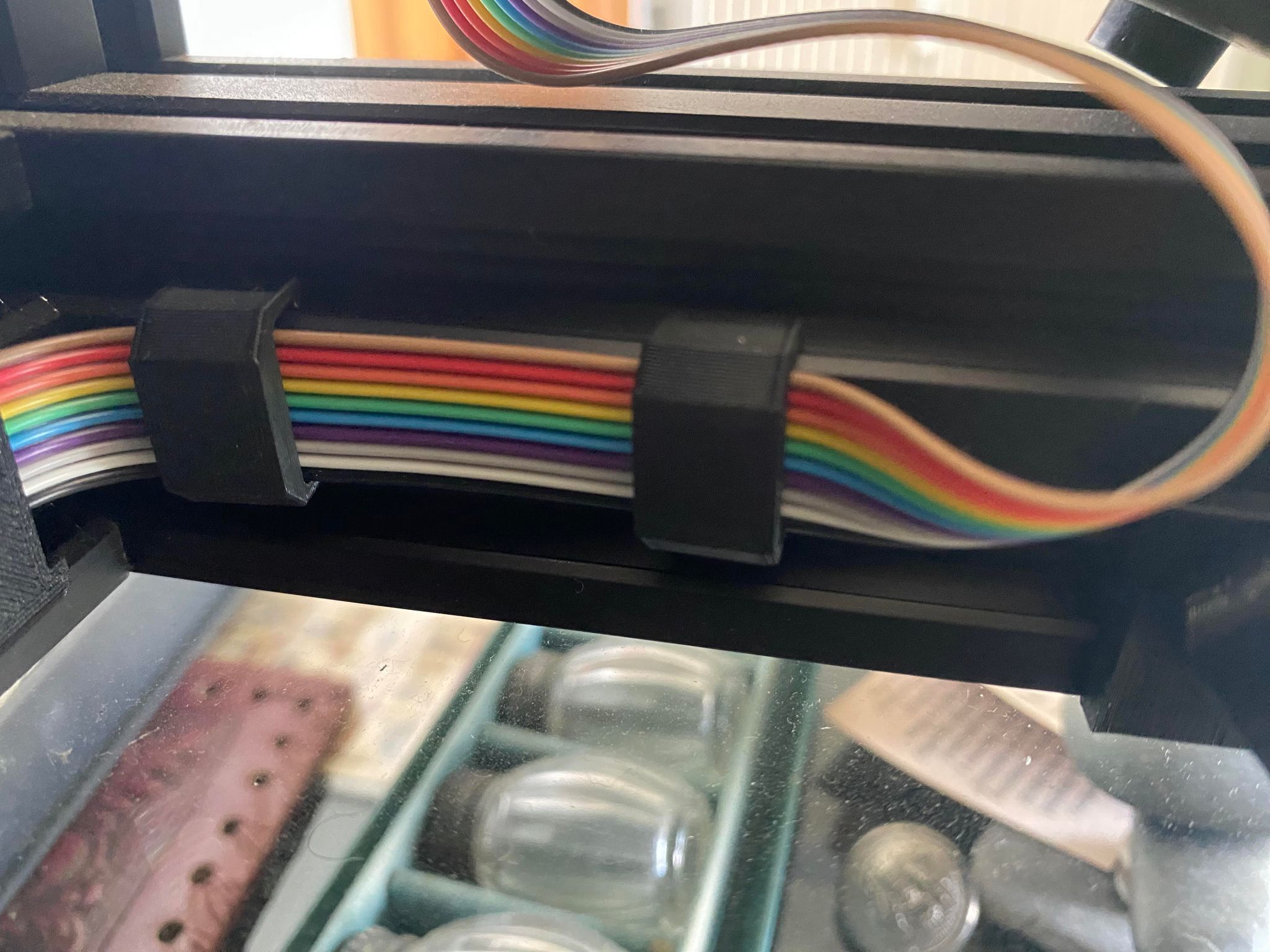 3D printed Cable cover & LCD screen clips - Cable Management Creality ...