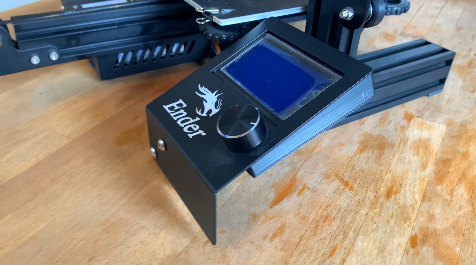 3D printed LCD screen cover - Creality Ender 3 upgrade・Cults