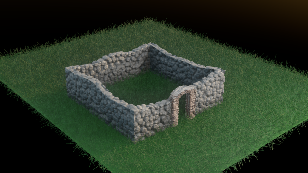 Free 3D file Battle Ruined Walls Terrain Scenery Wargame 🧸 ・3D print ...