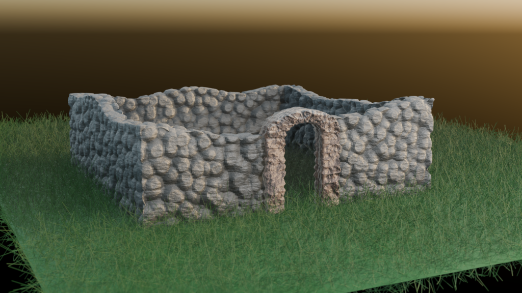 Free 3D file Battle Ruined Walls Terrain Scenery Wargame 🧸 ・3D print ...