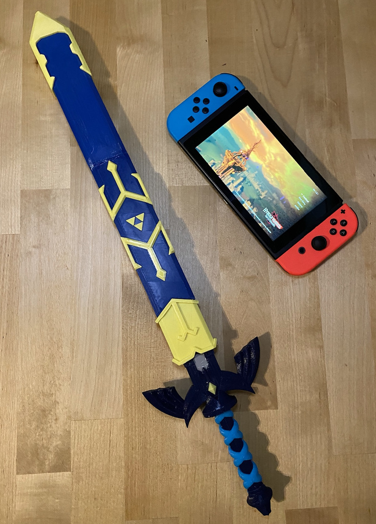 🗡️ Multicolor Master Sword Switch Storage (extended!)・Free 3D File for ...