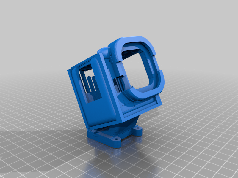 Free 3D file Jaula de montaje para drones GoPro 11 Mini TPU 25deg ...