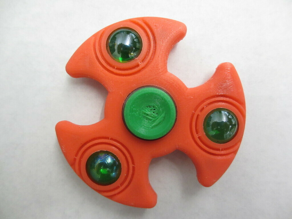 Free 3d File Edgy Marble Fidget Spinner 👌 ・3d Printable Model To