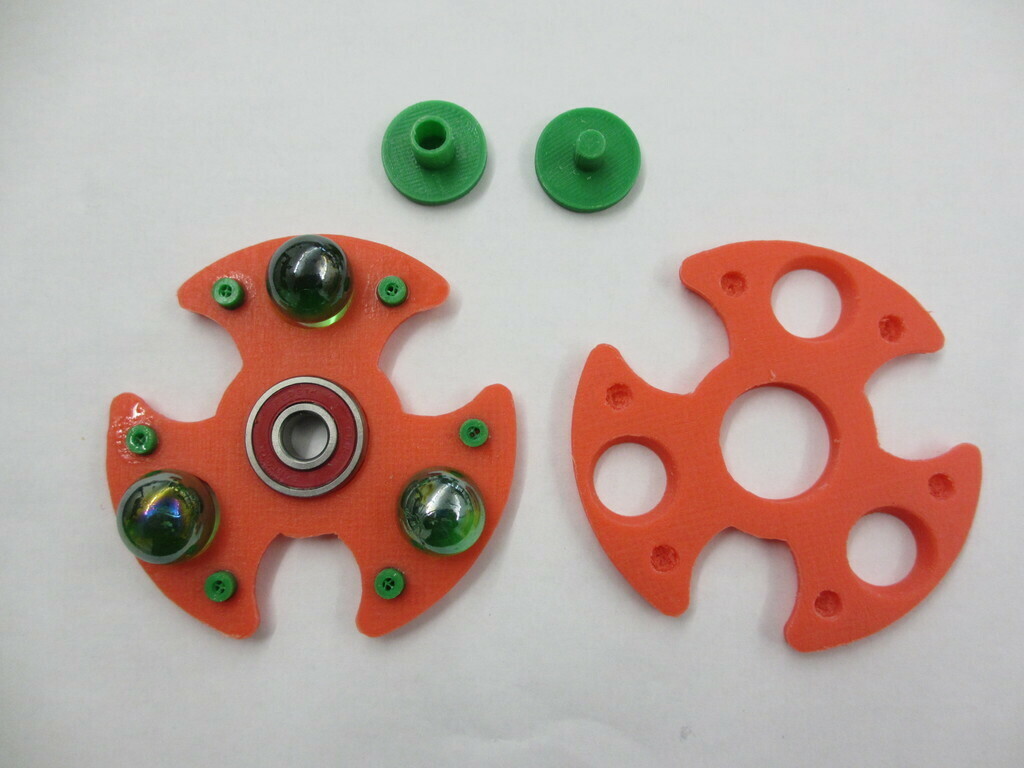 Free 3d File Edgy Marble Fidget Spinner 👌 ・3d Printable Model To