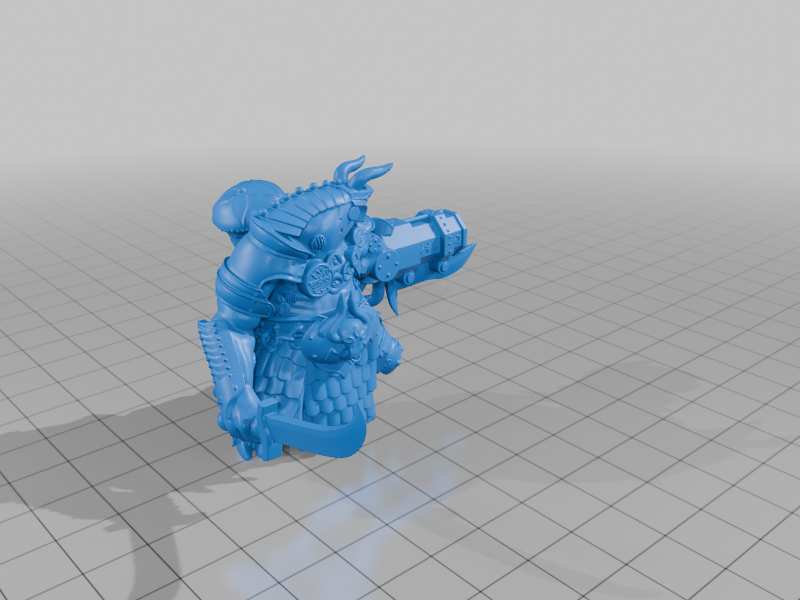 🐂 Sultanato de Hierro Toro Brazen・Archivo 3D Gratis para ・Cults