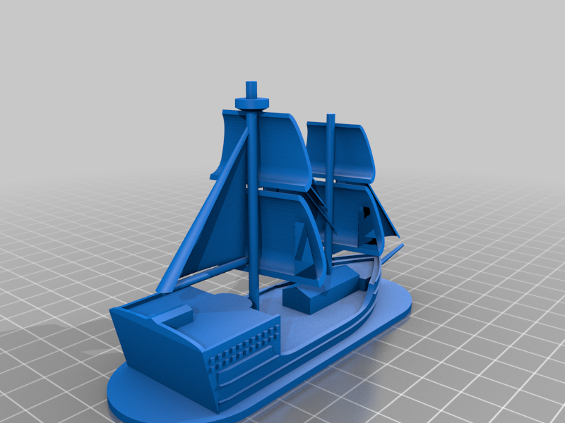 🎲 D&D Ships・Free 3D File for ・Cults