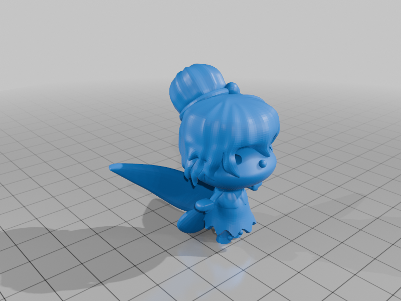 Free Stl File Tinkerbell Campanilla 🎨 ・3d Printer Design To Download・cults