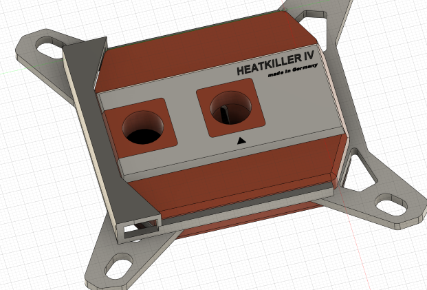 Archivo 3D gratis Soporte para tiras LED aRGB Heatkiller IV 💻・Objeto de ...