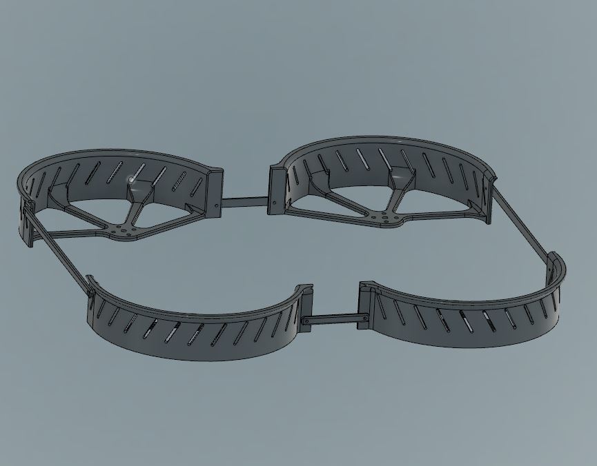 💂 Prop guard for 5 inch CineWHOOP Quadcopter・Free 3D File for ・Cults