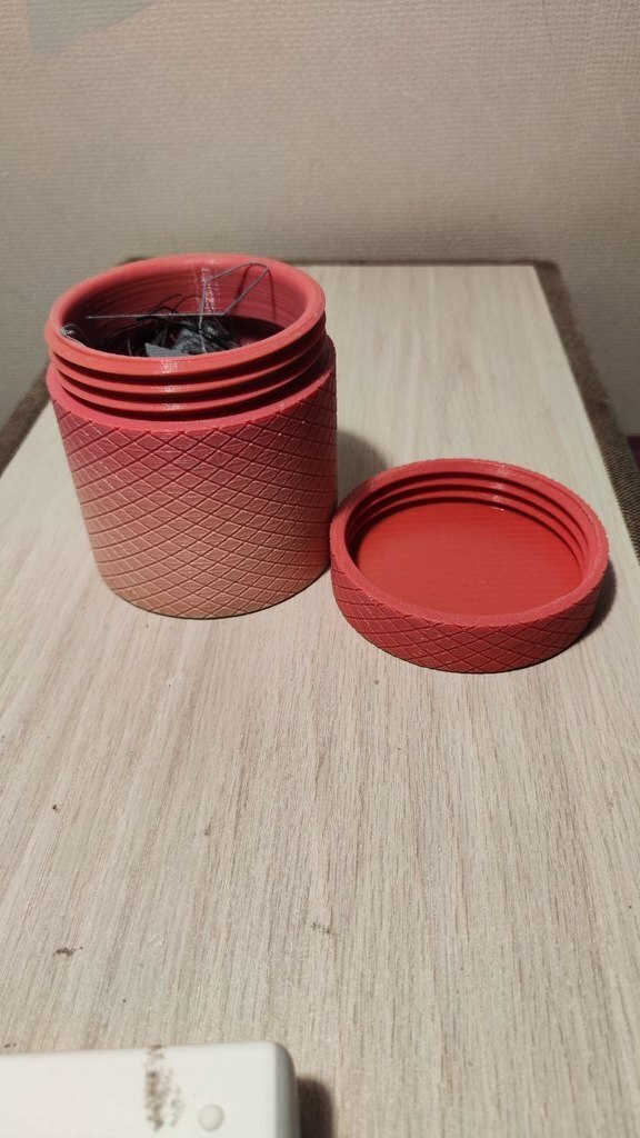 🥫 Threaded container・Free 3D File for ・Cults