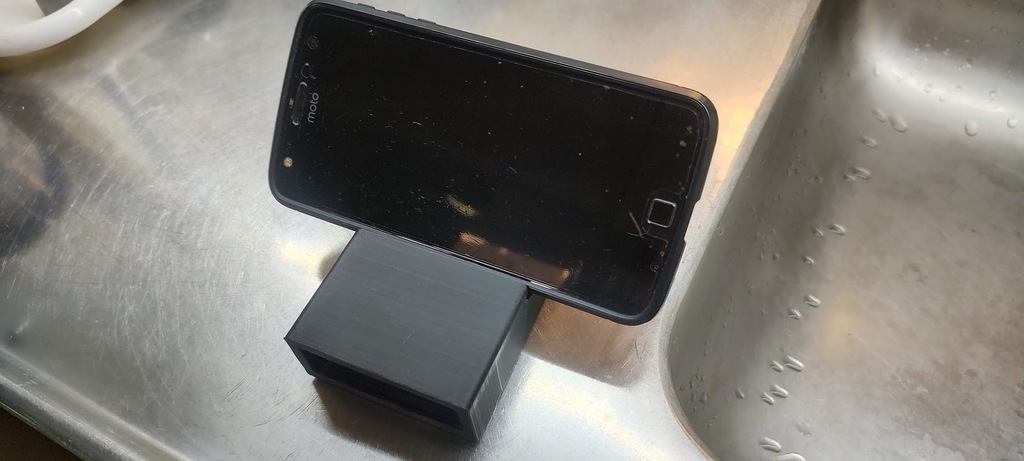 📞 Phone stand for portrait and landscape mode with acoustic amplifier ...